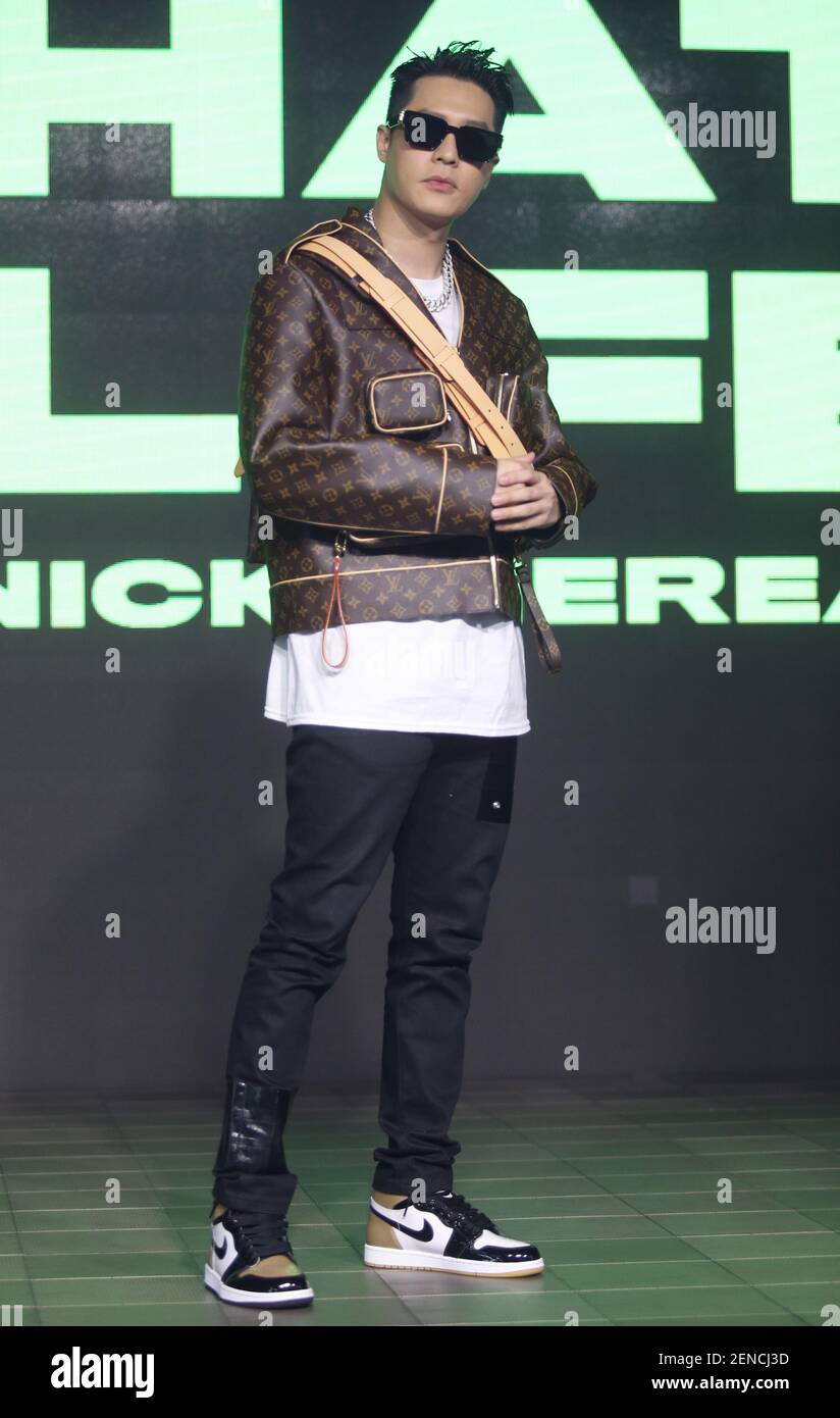 **TAIWAN OUT**Taiwanese actor and singer Nick Chou attends a fan party ...