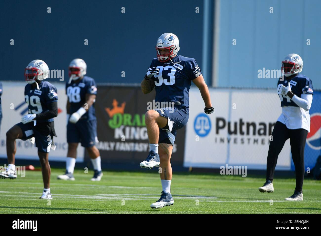 July 26, 2019: New England Patriots defensive lineman Lawrence Guy (93 ...