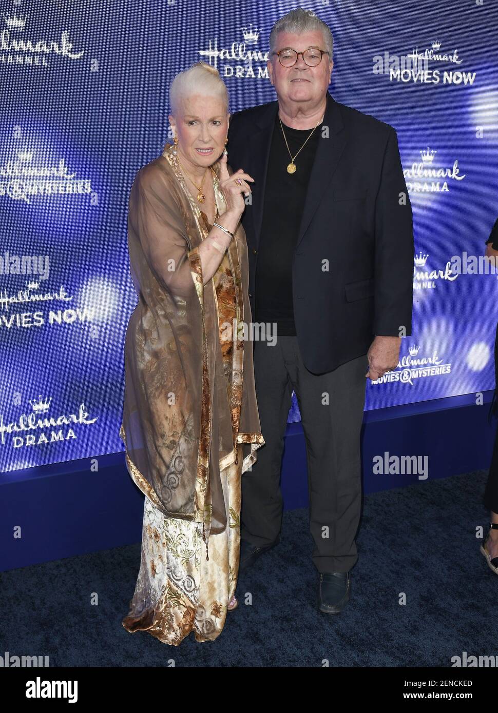 (L-R) Diane Ladd and Robert Charles Hunter at the Hallmark Channel and ...
