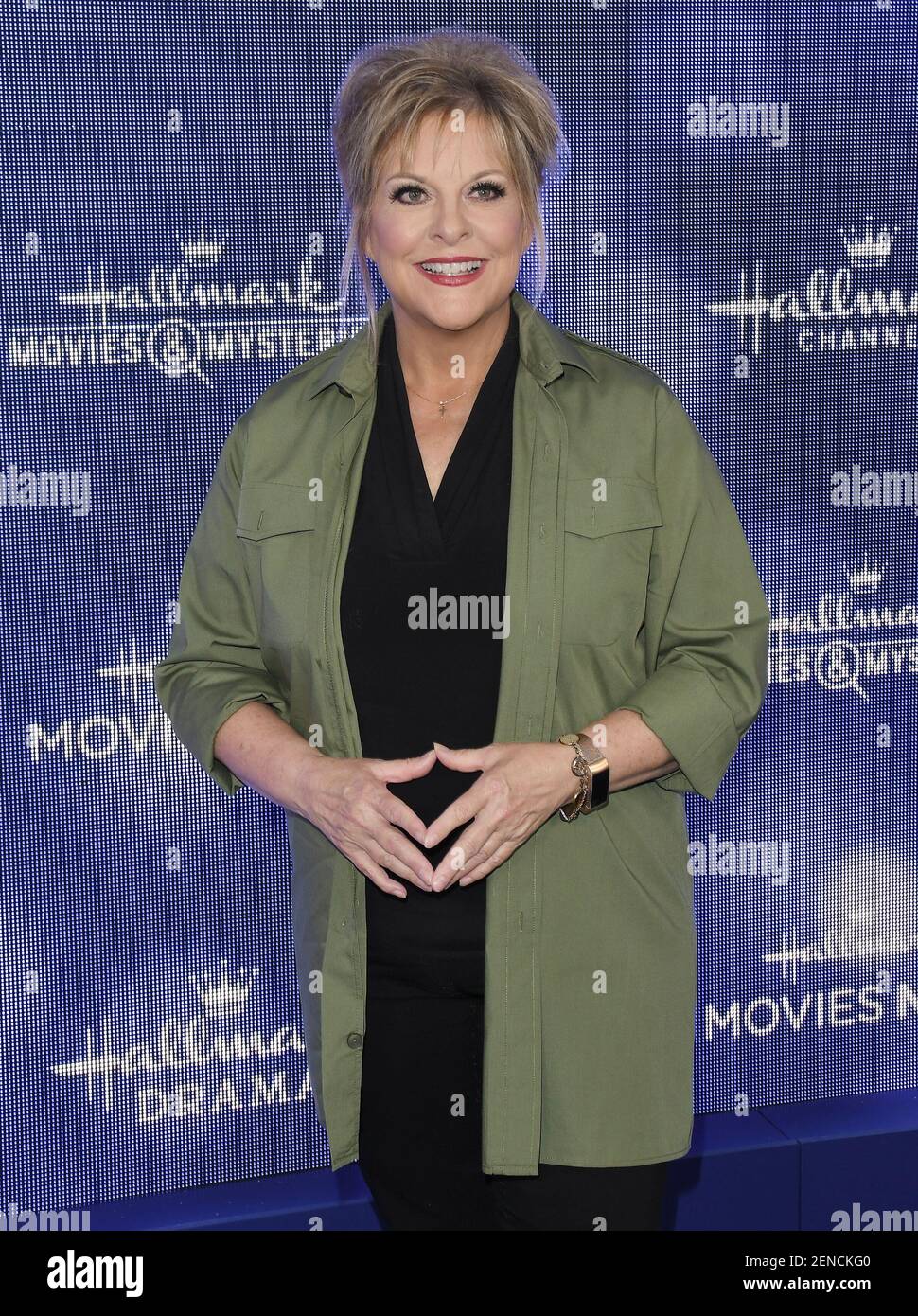 Nancy Grace arrives at the Hallmark Channel and Hallmark Movies and ...