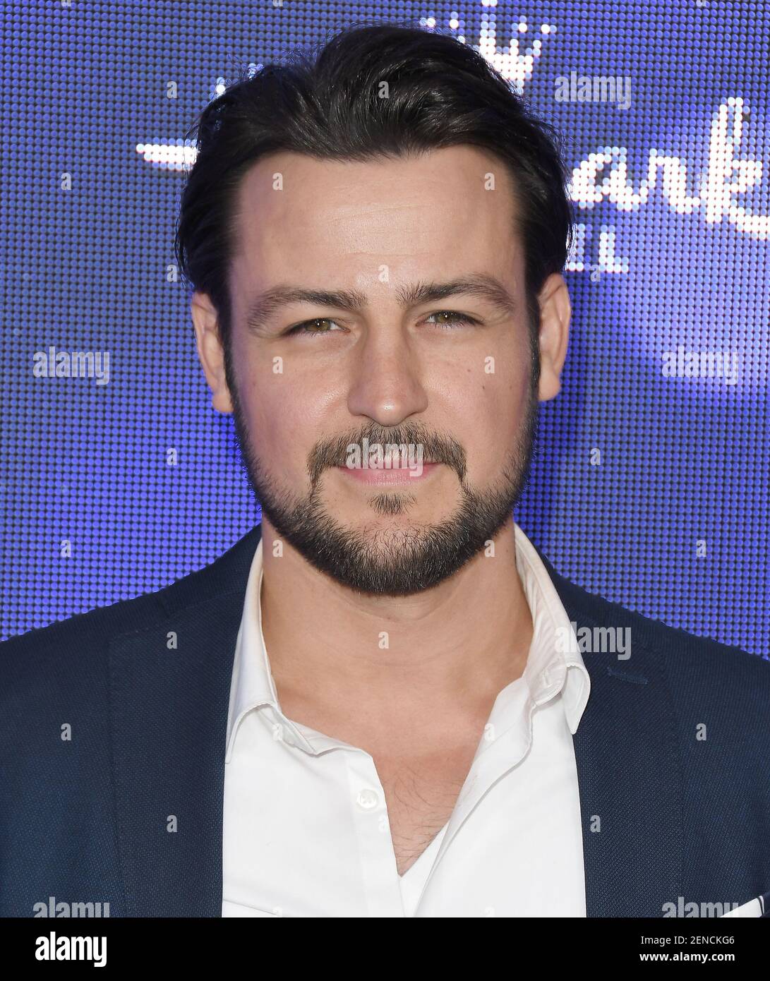 Tyler Hynes arrives at the Hallmark Channel and Hallmark Movies and ...