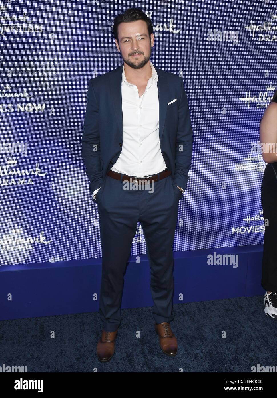 Tyler Hynes arrives at the Hallmark Channel and Hallmark Movies and ...