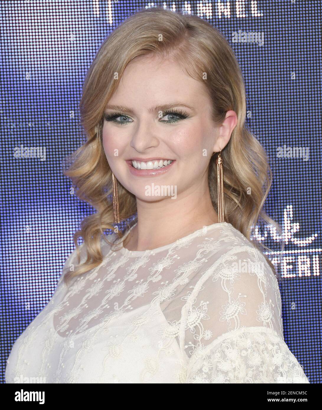 Andrea Brooks arrives at the Hallmark Channel and Hallmark Movies and ...