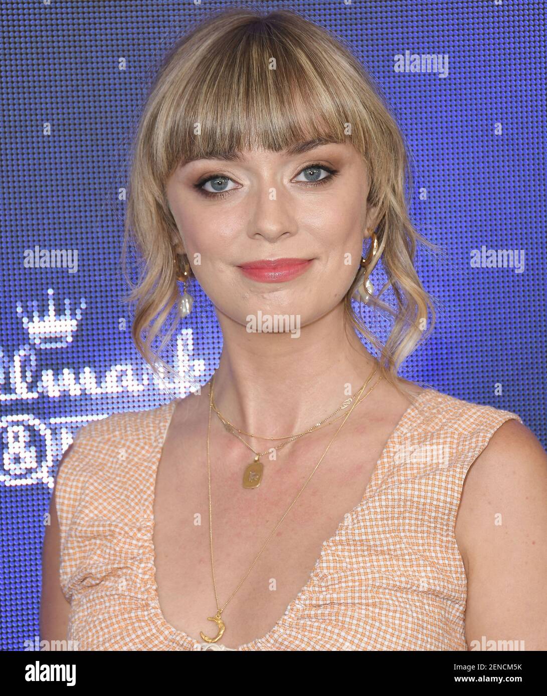 Britt Irvin arrives at the Hallmark Channel and Hallmark Movies and ...