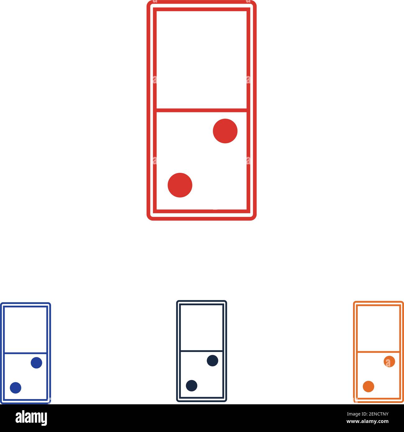 Domino Vector illustration,domino card icon template vector ...