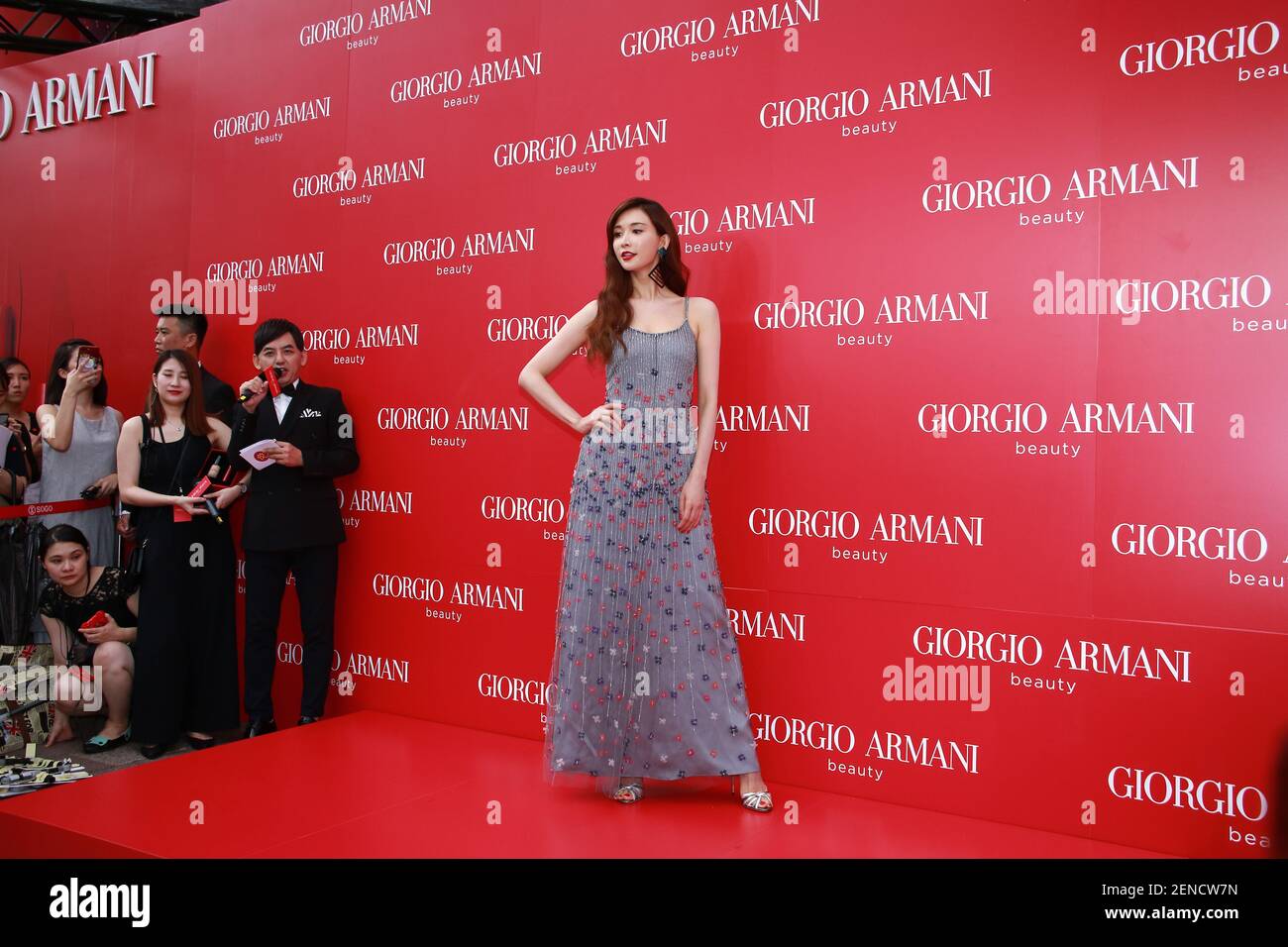 Taiwanese model and actress Lin Chi-ling attends a promotional event ...