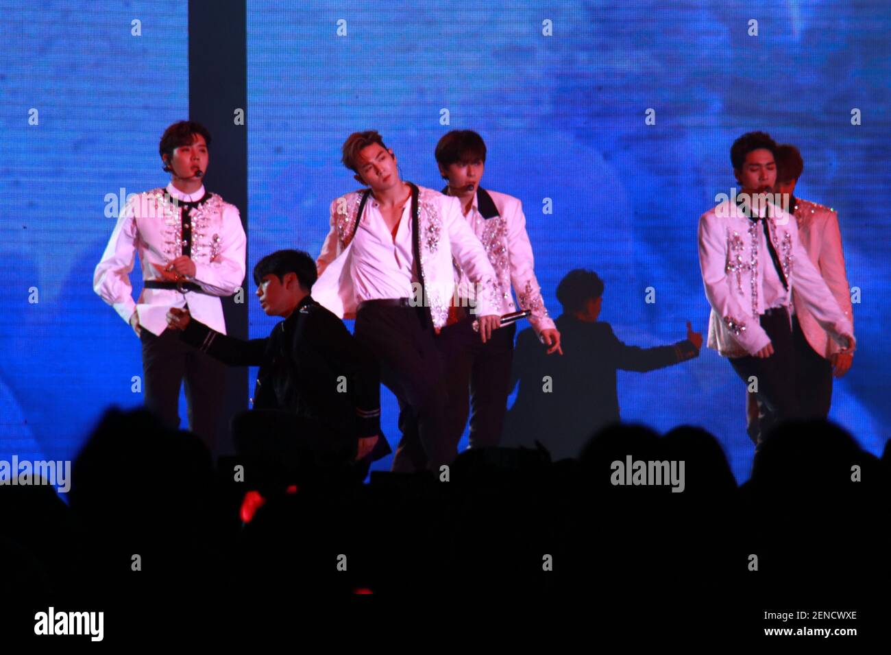 Members Of South Korean Boy Band NU EST Perform During The 2019 NU EST members-of-south-korean-boy-band-nu-est-perform-during-the-2019-nu-est