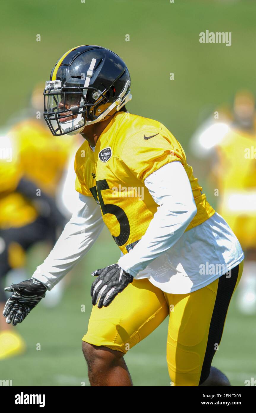 July 27th, 2019: Steelers #55 Devin Bush during the Pittsburgh Steelers ...