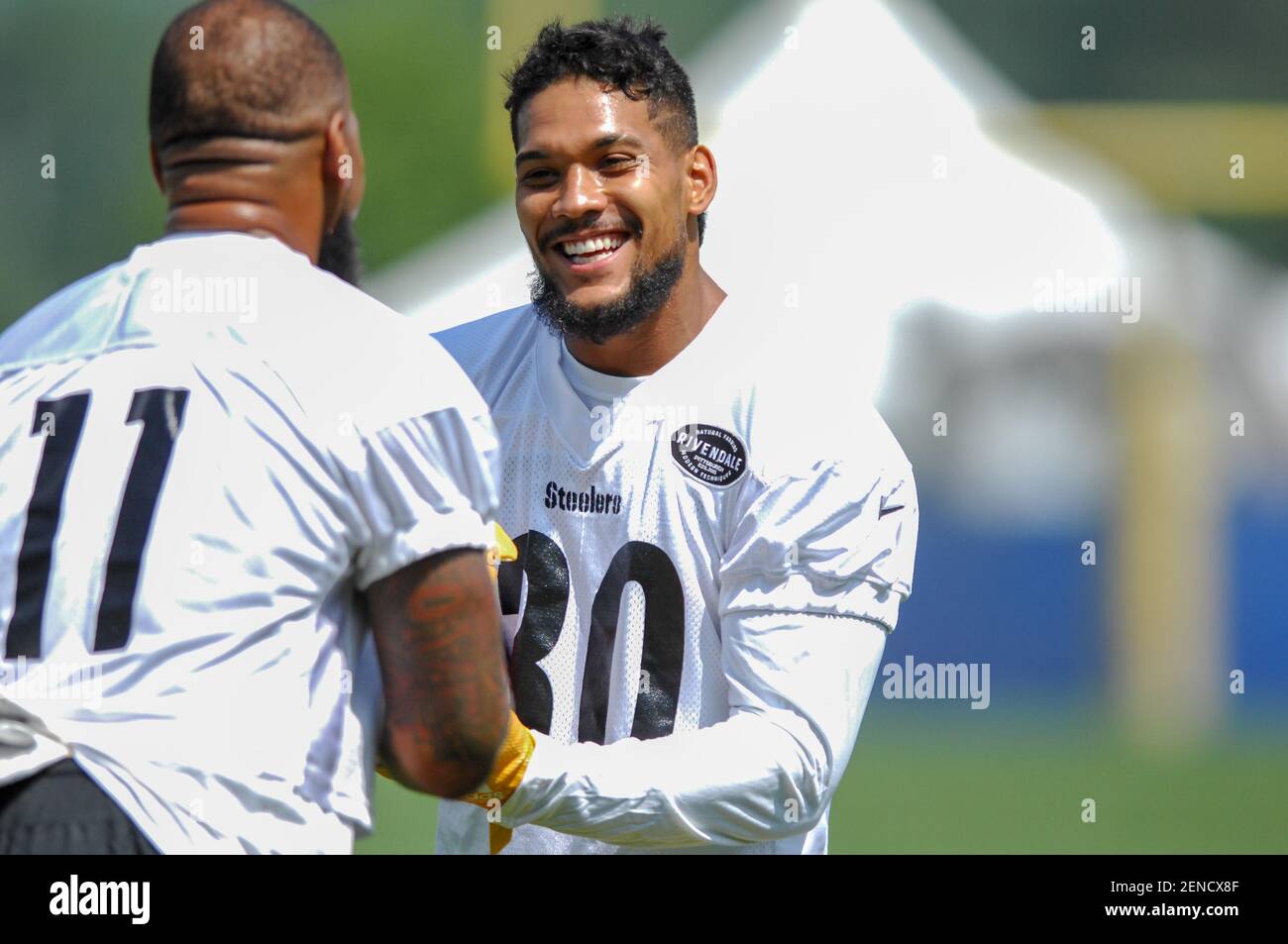 July 27th, 2019: Steelers #30 James Conner during the Pittsburgh ...