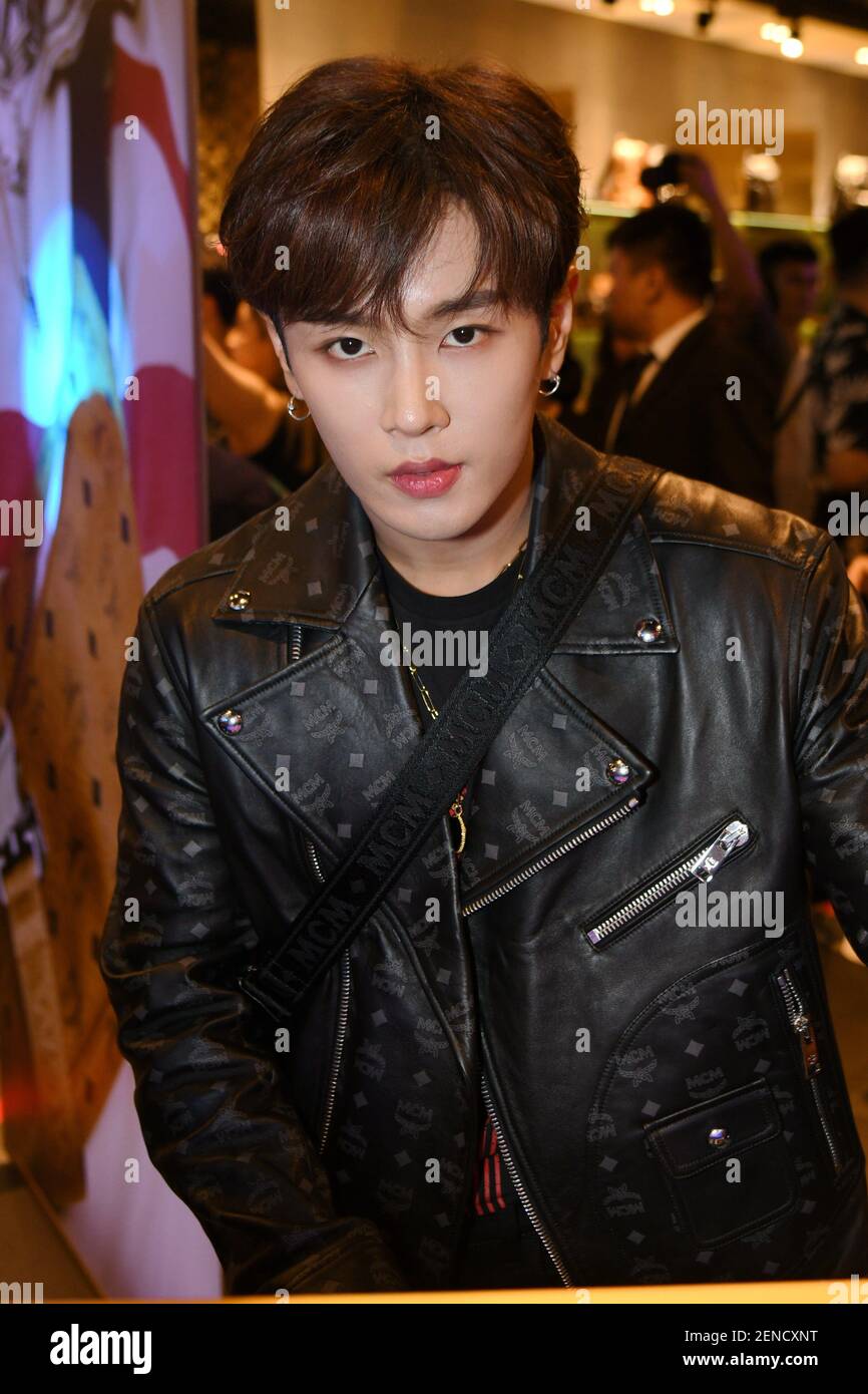 Chinese singer and actor Li Wenhan of Chinese boy band UNINE attends a ...