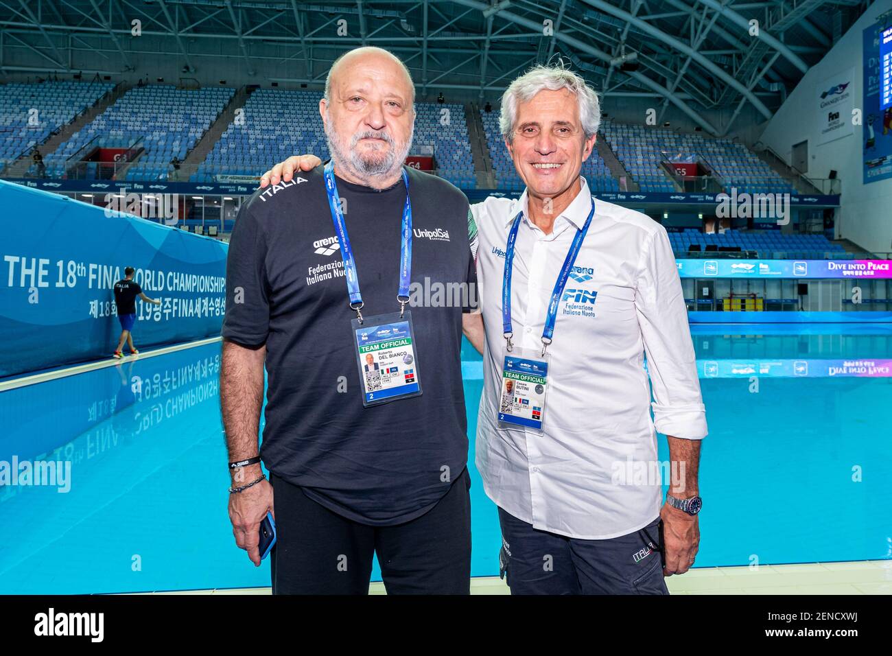Squadra Italia Nuoto 2019, Team Italy Swimming 2019 Gwangju Roberto Del ...