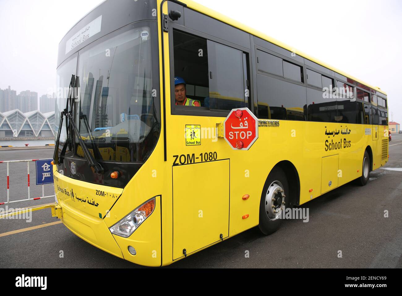 A total of 830 units school buses manufactured by Zhongtong Bus Holding ...