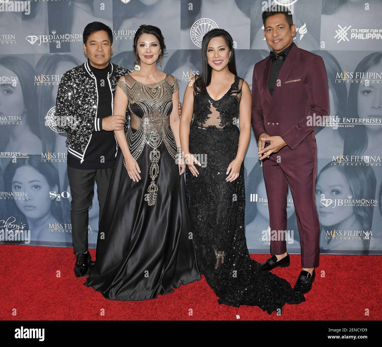 (L-R) Martin Nievera, Pops Fernandez, Keesa Ocampo and Gary Valenciano ...