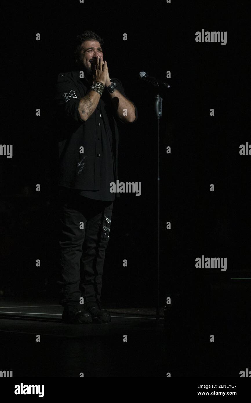 Antonio Orozco in concert during Universal Music Festival. July 27 ...
