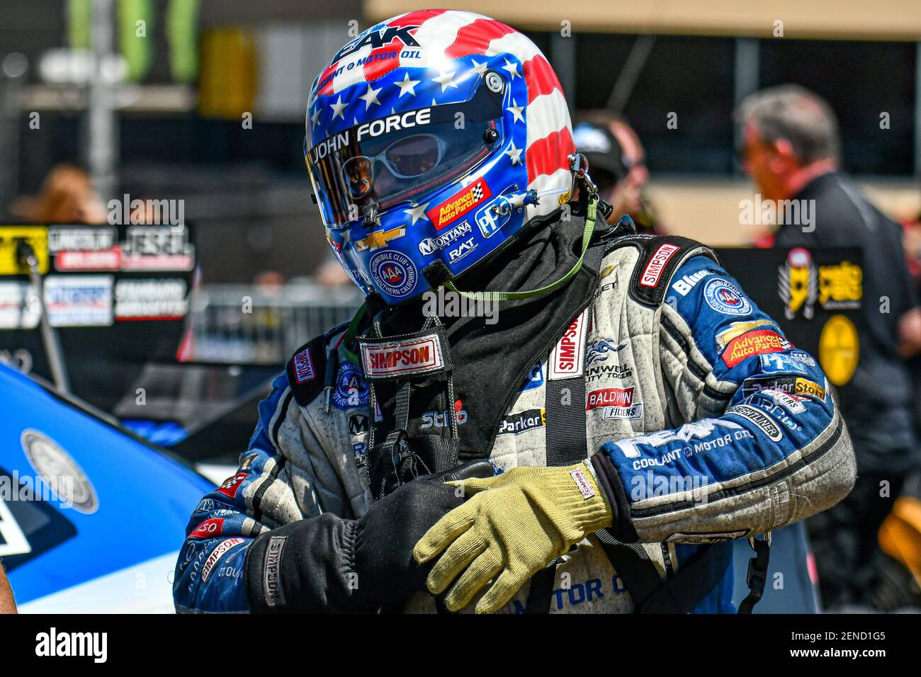 July 28, 2019 John Force gets out of his funny car after he canâ€™t get ...