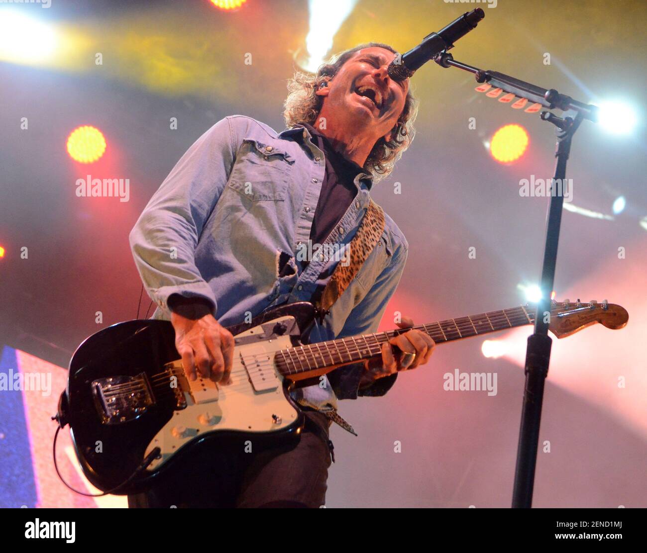 July 26, 2019: Lead singer Gavin Rossdale of the band Bush performs ...
