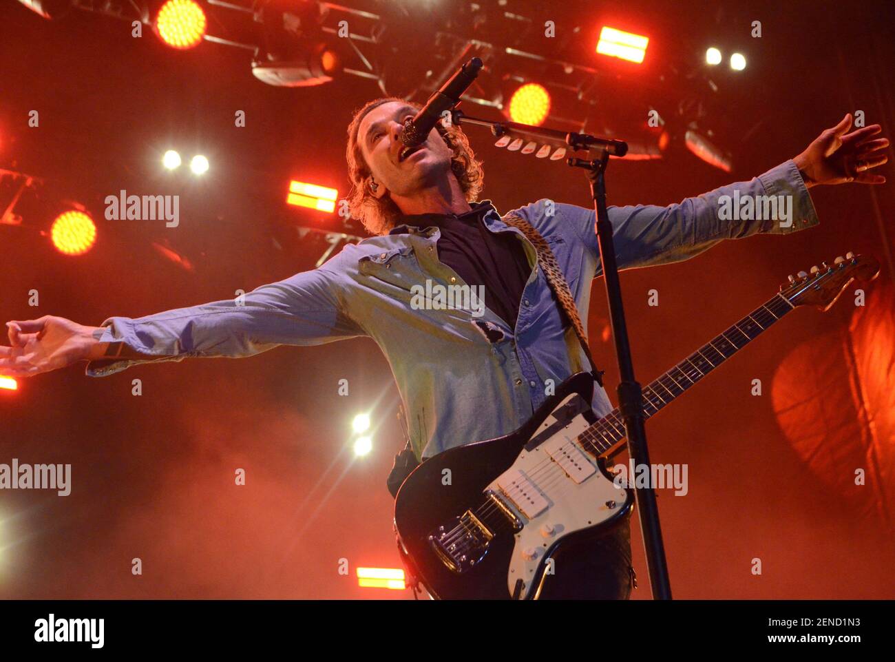 July 26, 2019: Lead singer Gavin Rossdale of the band Bush performs ...