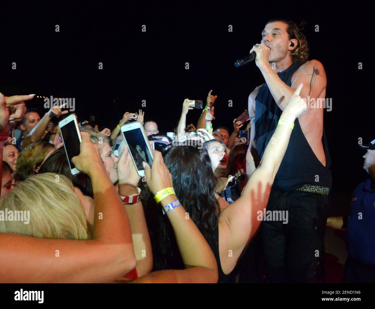 July 26, 2019: Lead singer Gavin Rossdale of the band Bush performs ...