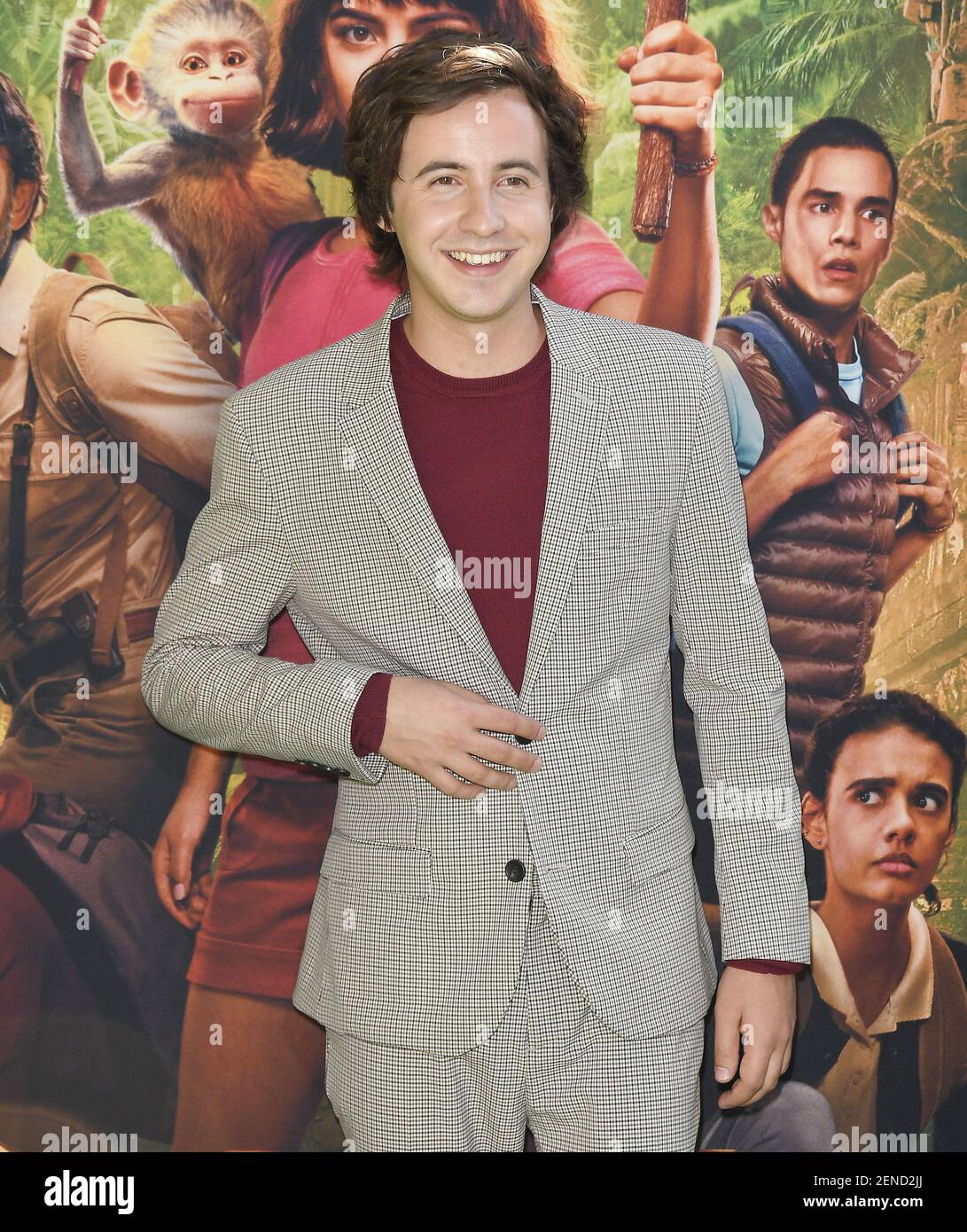 Nicholas Coombe arrives at the Paramount Pictures' DORA AND THE LOST ...