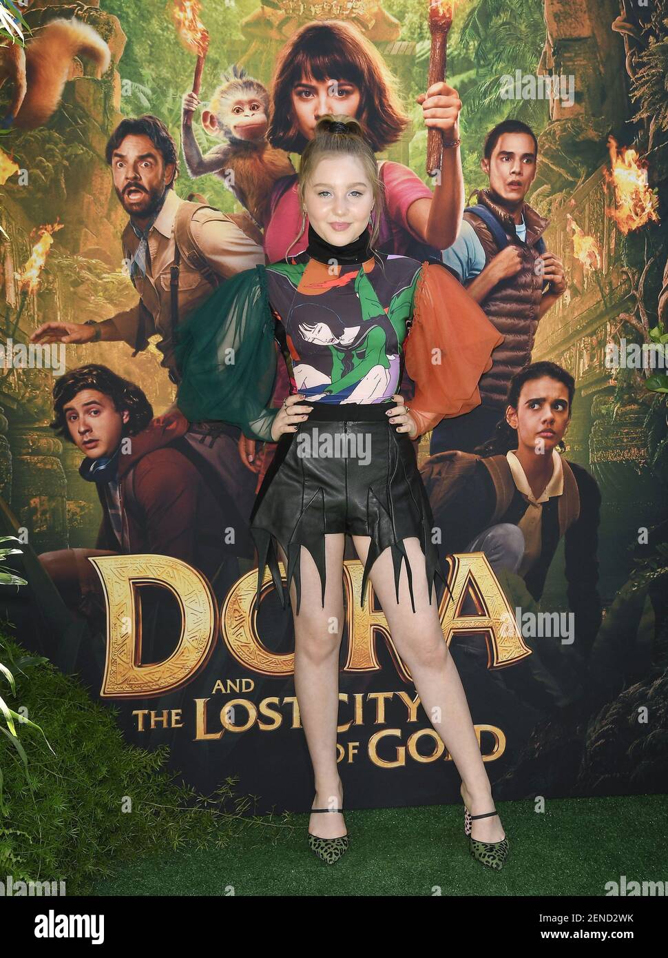 Ella Anderson arrives at the Paramount Pictures' DORA AND THE LOST CITY ...