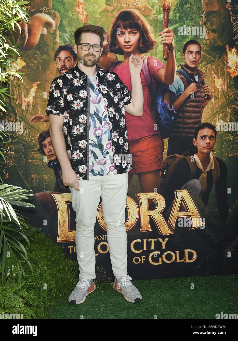 Ian Hecox arrives at the Paramount Pictures' DORA AND THE LOST CITY OF ...