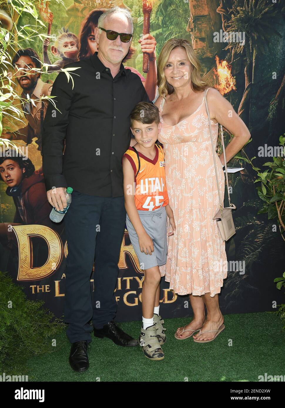 John Debney and Family at the Paramount Pictures' DORA AND THE LOST ...