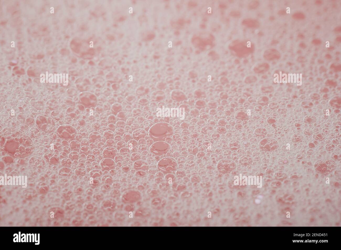 Surface of water with soap bubble macro close up view Stock Photo - Alamy