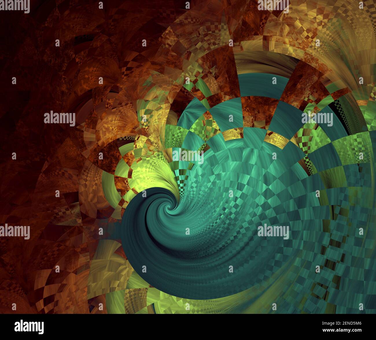 Computer generated fractal artwork for creative art,design and ...