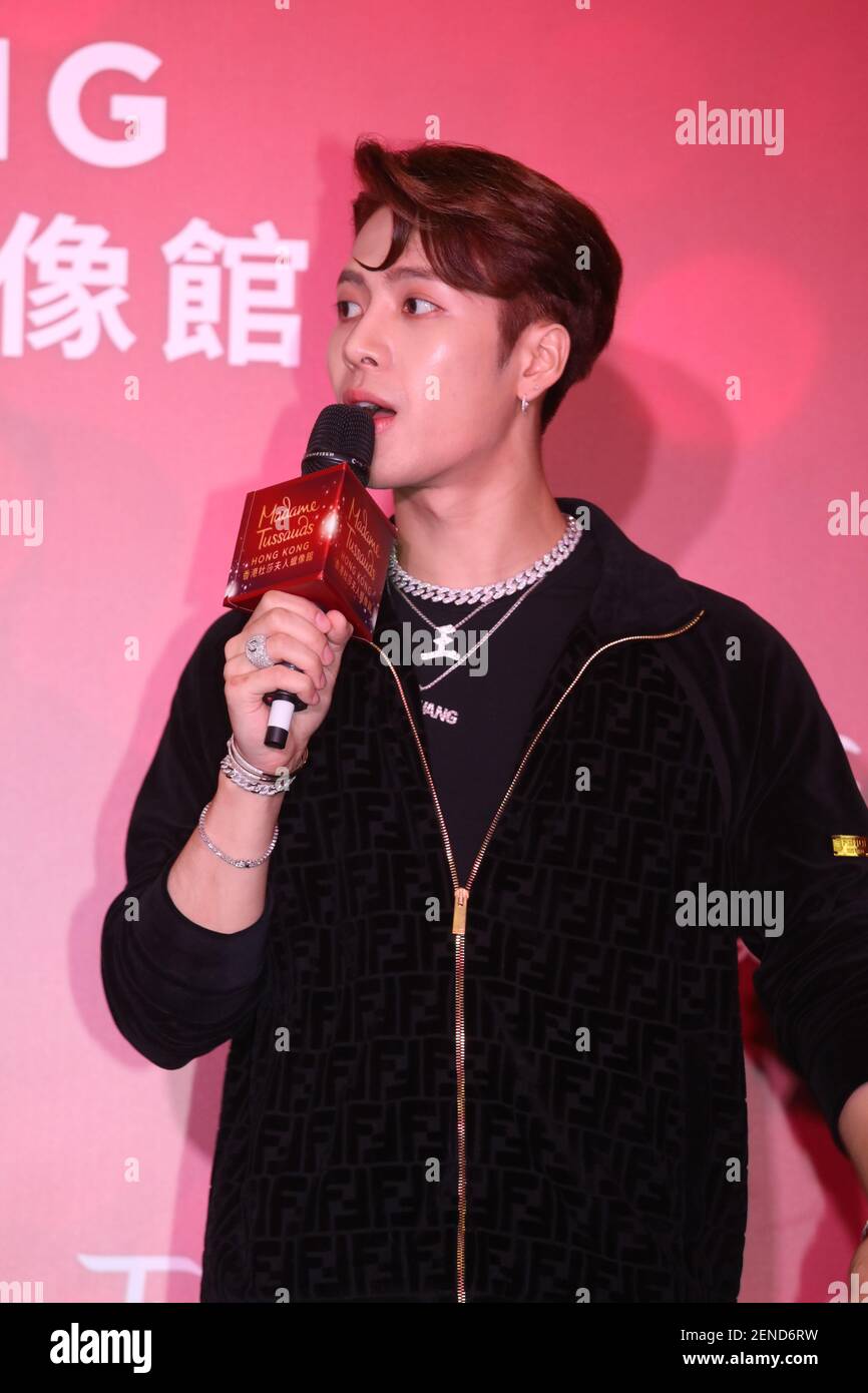 Hong Kong singer and actor Jackson Wang of South Korean boy group GOT7 ...