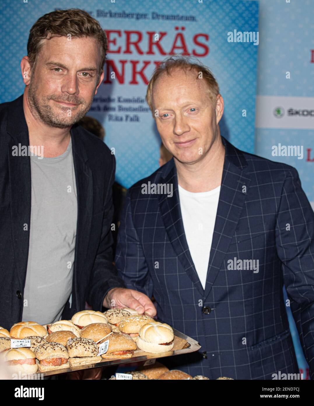 Sebastian Bezzel (l.), Simon Schwarz. On 29 July 2019 in the Munich ...