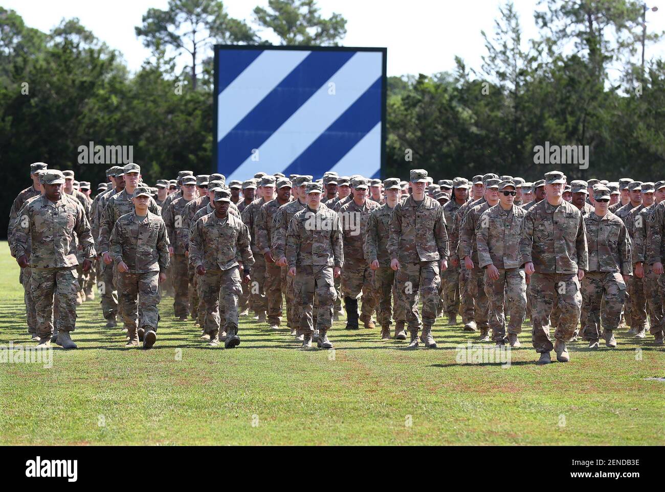 July 30, 2019 Fort Stewart: Soldiers of the 48th Infantry Brigade ...
