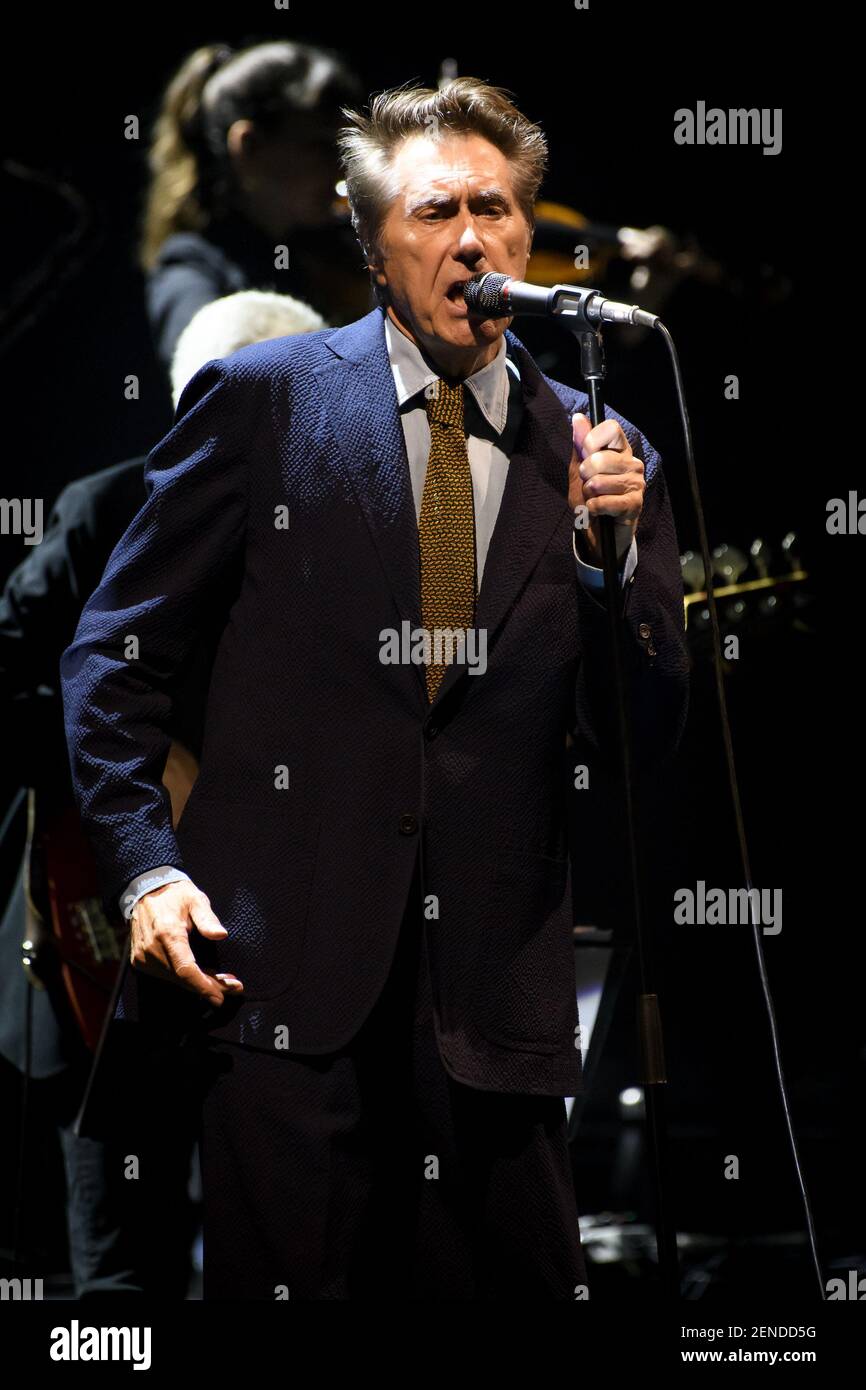 English singer and songwriter, Bryan Ferry, lead singer of 70's music ...