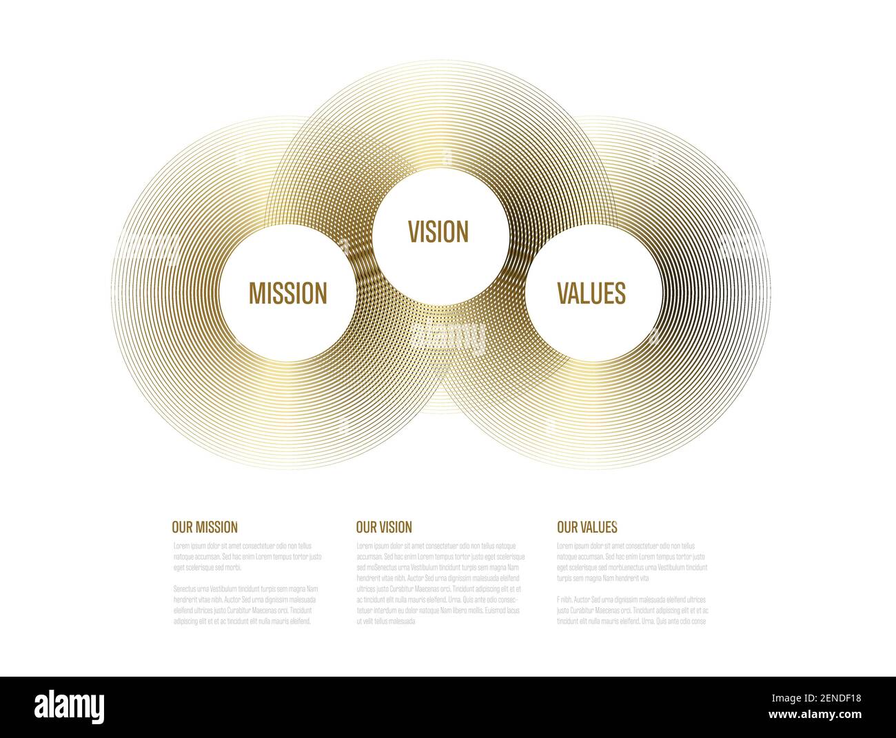Vector Mission, vision and values diagram schema infographic with ...