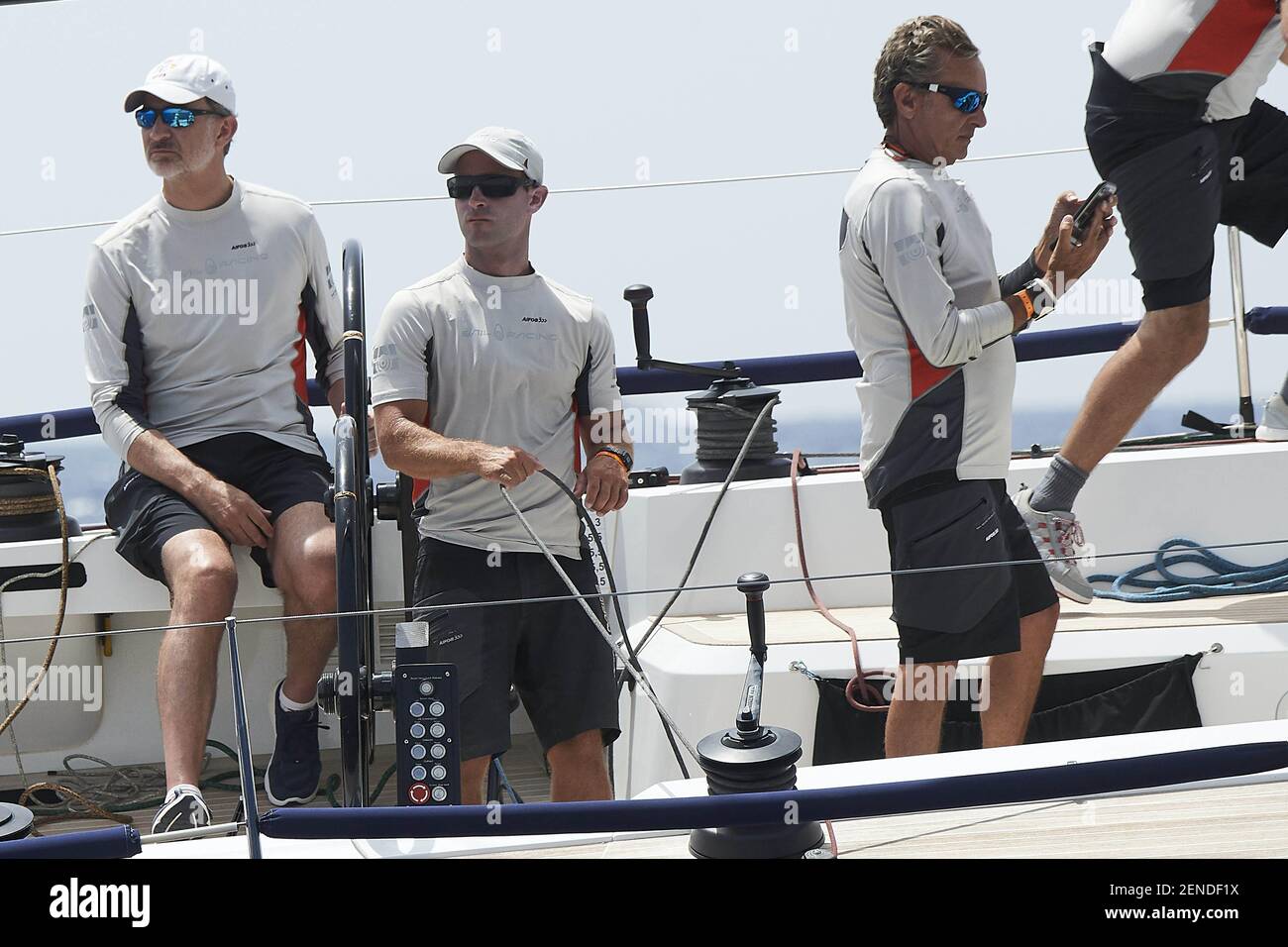 01-08-2019 Aifo King Felipe on board of Aifos 500 during 38th Copa del ...