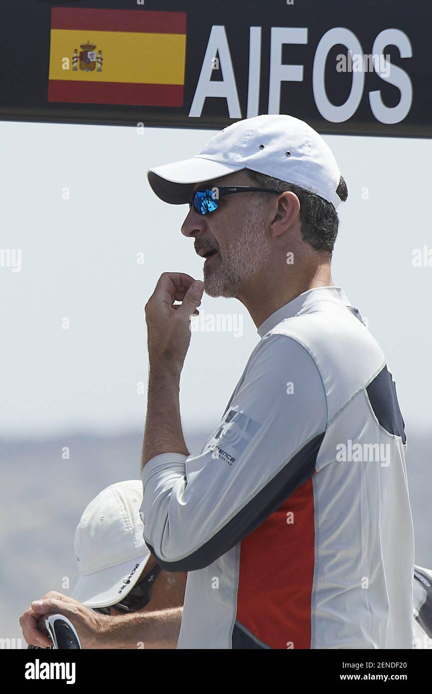 01-08-2019 Aifo King Felipe on board of Aifos 500 during 38th Copa del ...