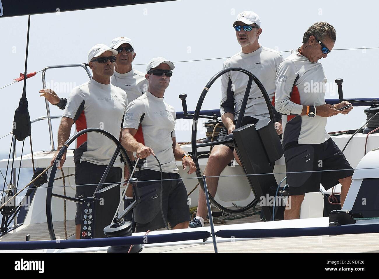 01-08-2019 Aifo King Felipe on board of Aifos 500 during 38th Copa del ...