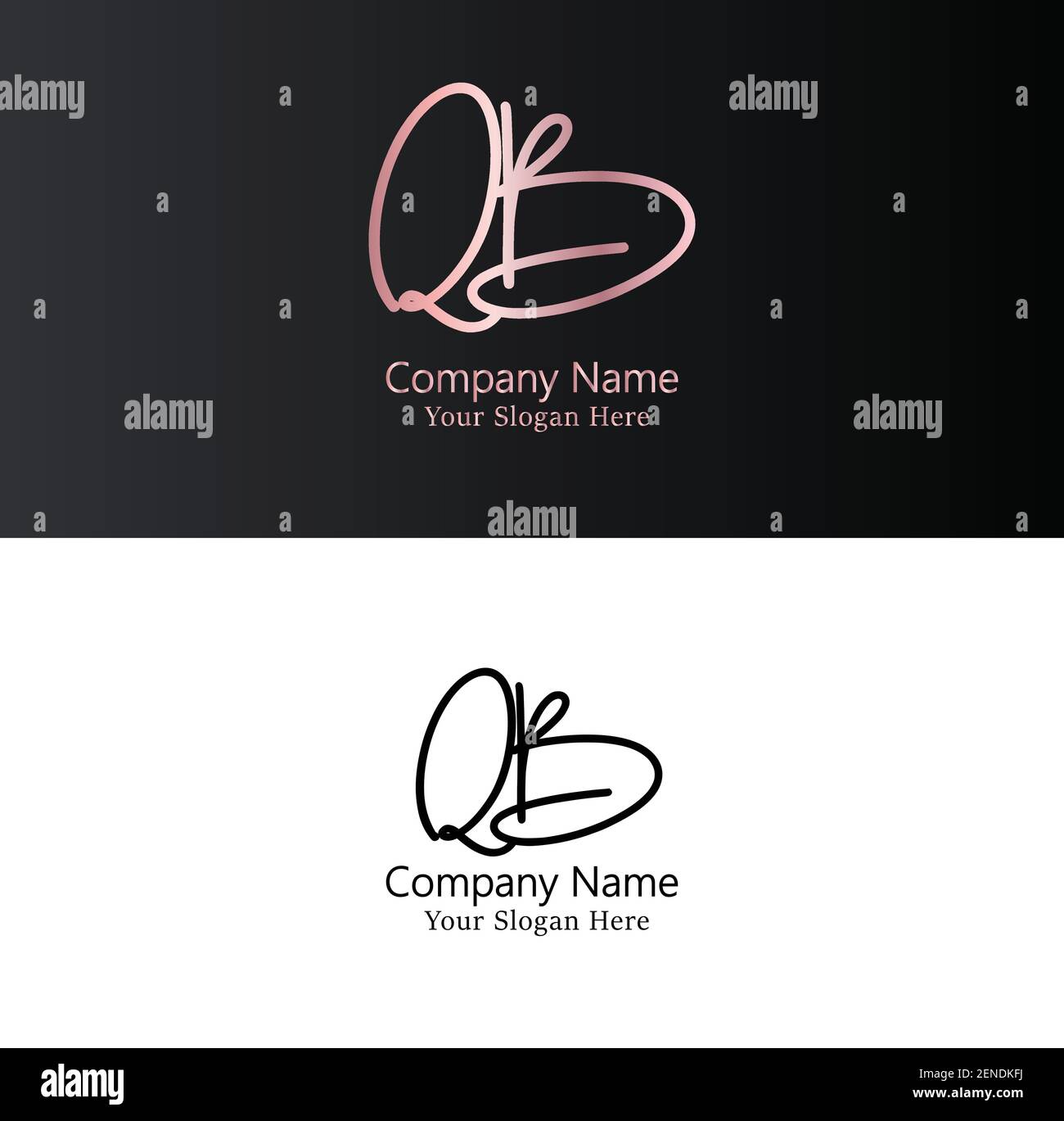 Qb clean logo Stock Vector Images - Alamy