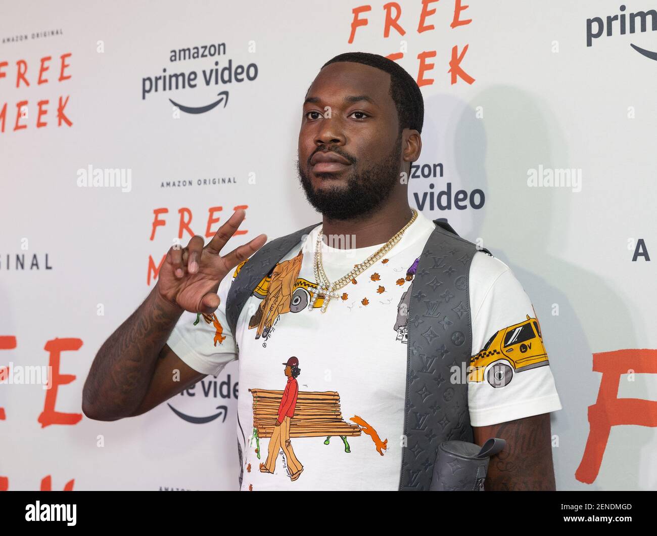 Recording artist Meek Mill attends Amazon Studios documentary Free Meek ...