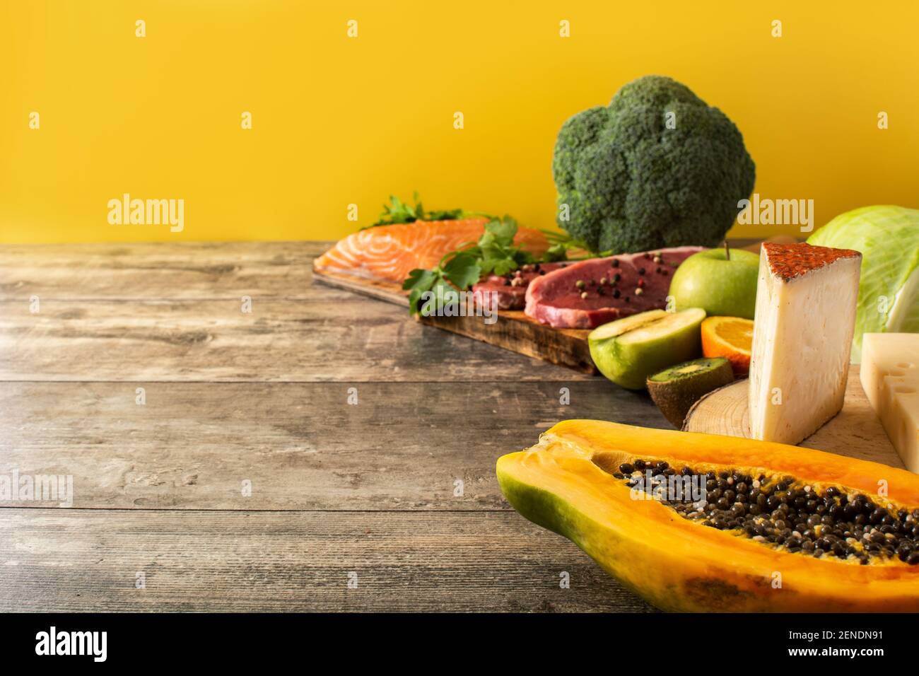 Fruit vegetables meat fish hi-res stock photography and images - Alamy
