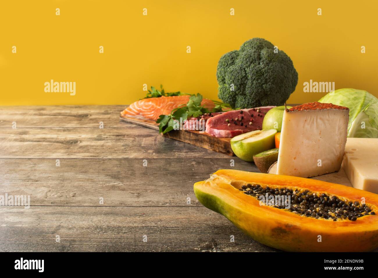 Fruit vegetables meat fish hi-res stock photography and images - Alamy