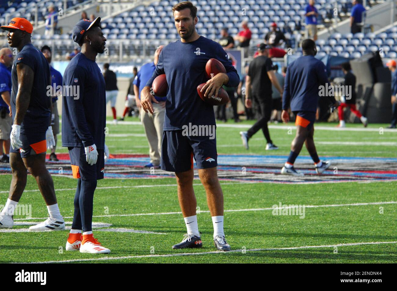 August 1st, 2019: Joe Flacco #5 during the Atlanta Falcons vs Denver ...