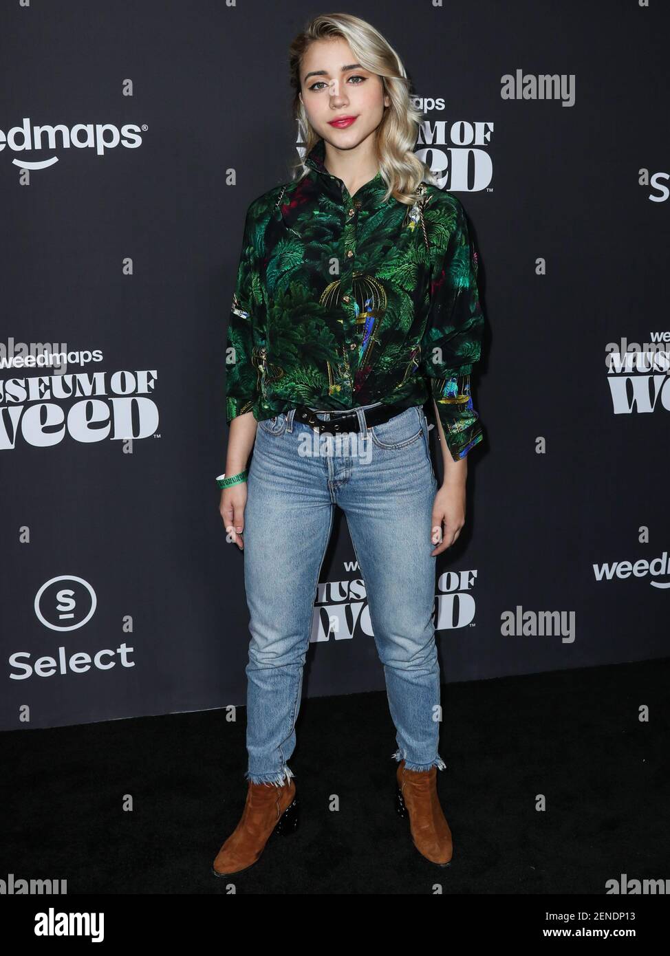 LOS ANGELES, CALIFORNIA, USA - AUGUST 01: Actress Caylee Cowan arrives ...
