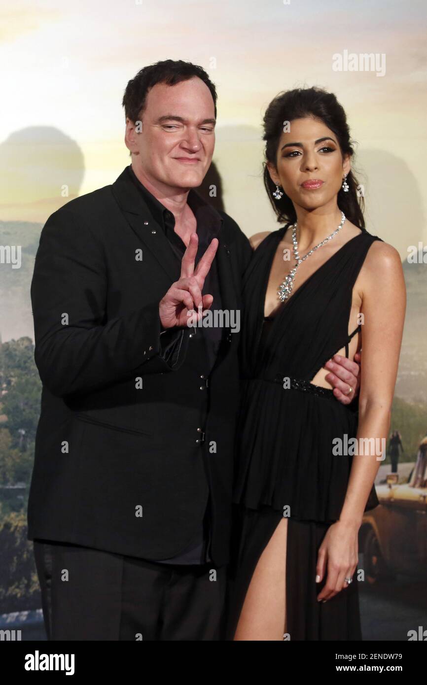 Quentin Tarantino with his wife Daniella Pick Rome August 2nd 2019 ...