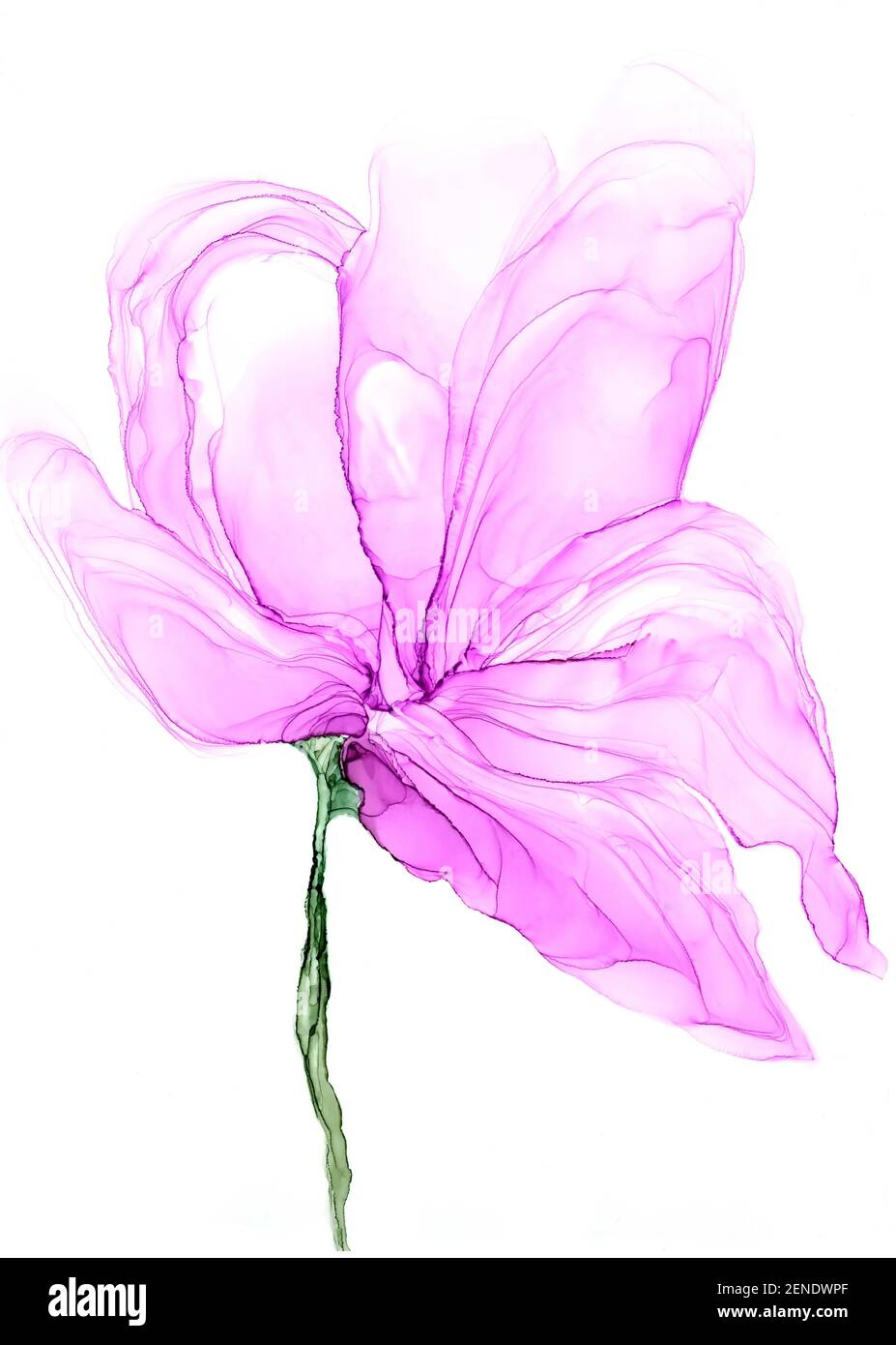 Alcohol ink painting Cut Out Stock Images & Pictures - Alamy