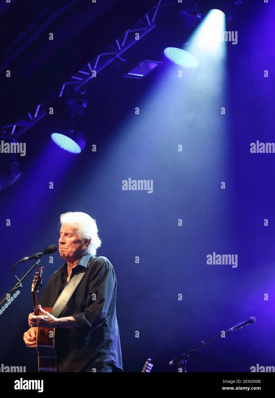 British singer-songwriter and musician Graham Nash - famous for being ...