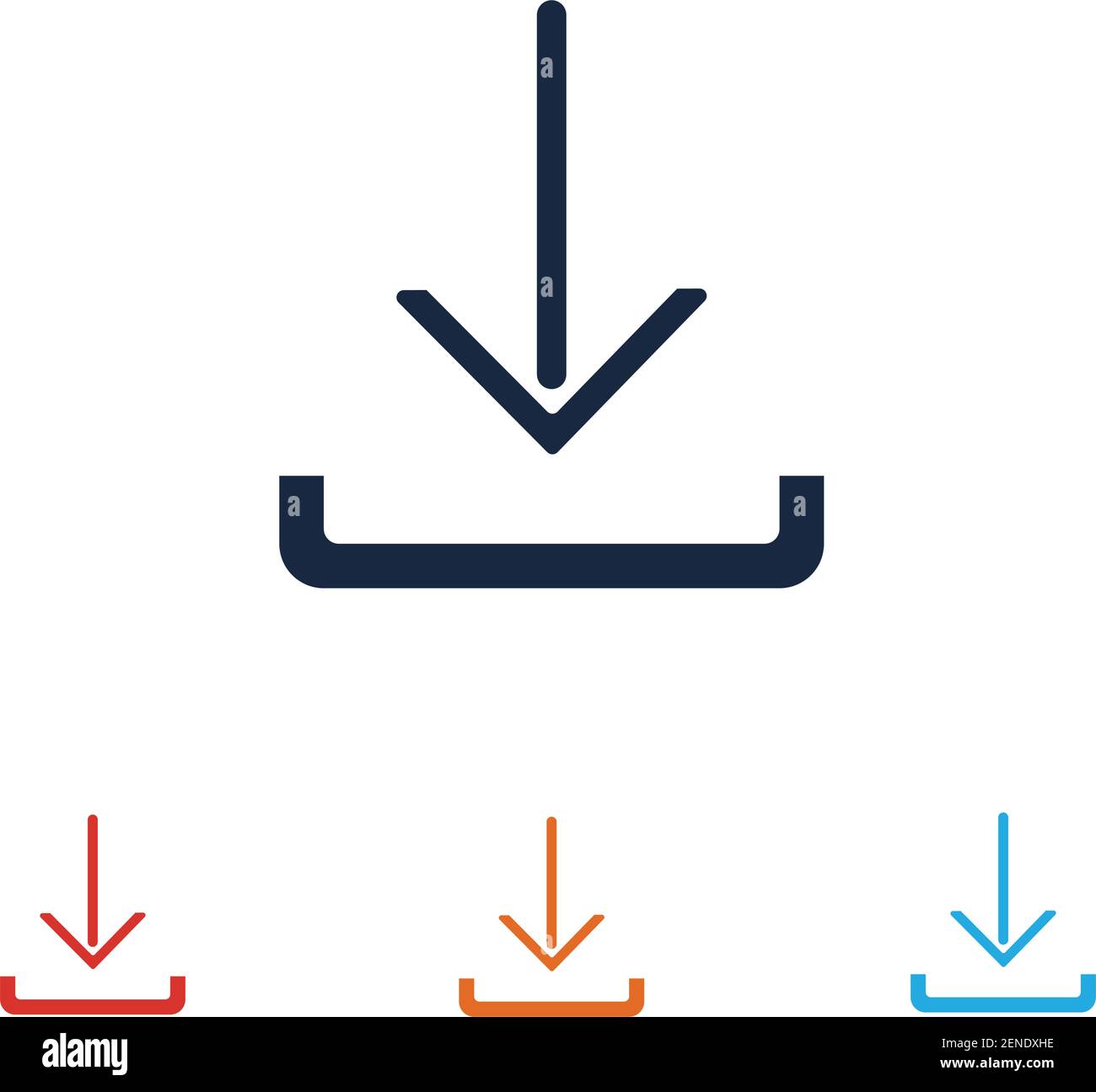 Download icon vector symbol illustration design template Stock Vector ...