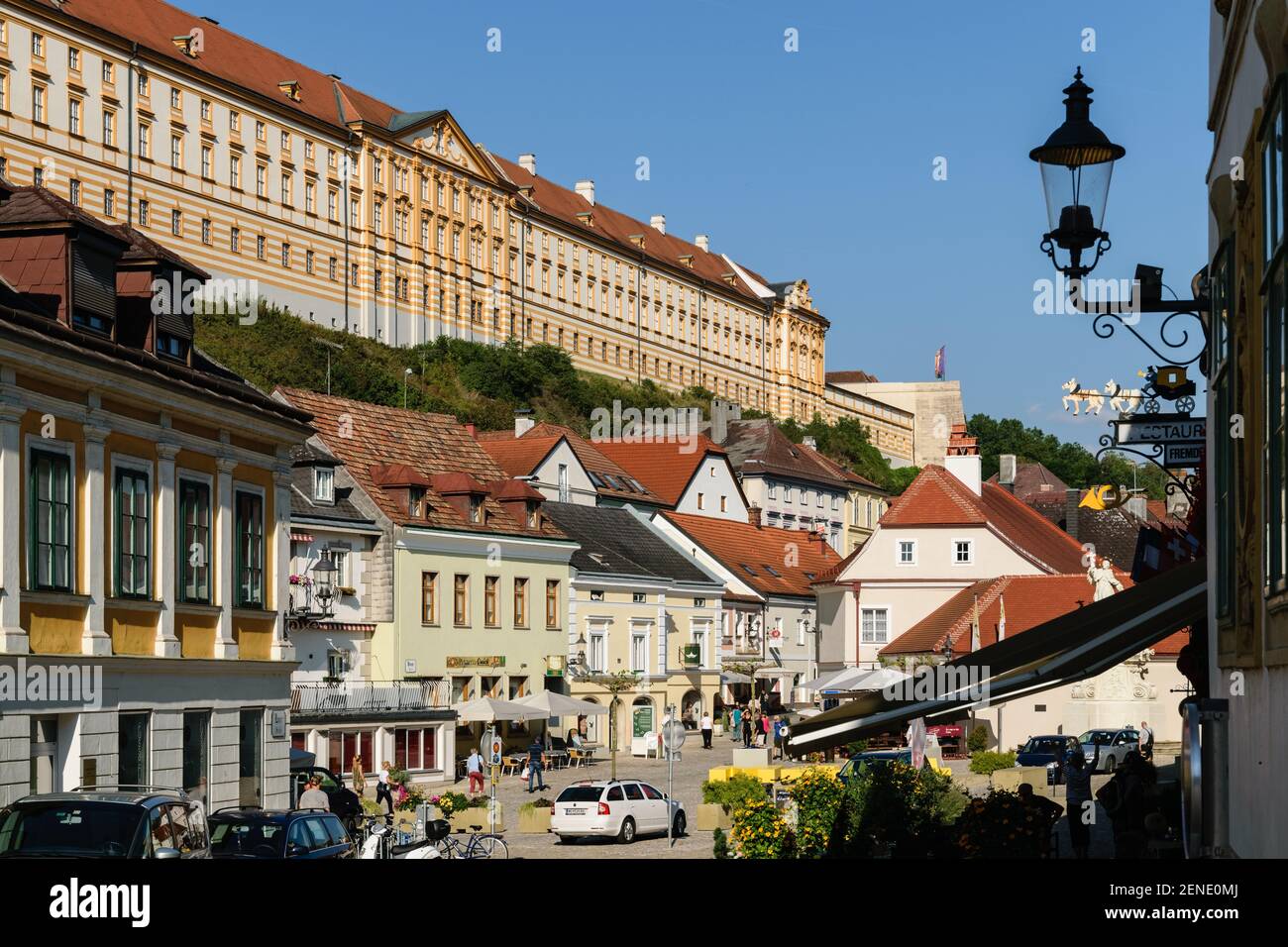 The view of Melk, the historic town in Austria Stock Photo - Alamy