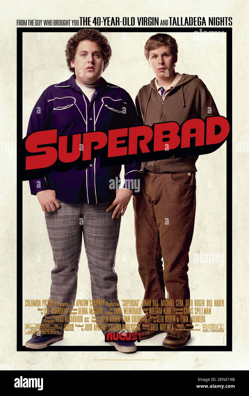 Superbad Year : 2007 USA Director : Greg Mottola American poster Stock ...