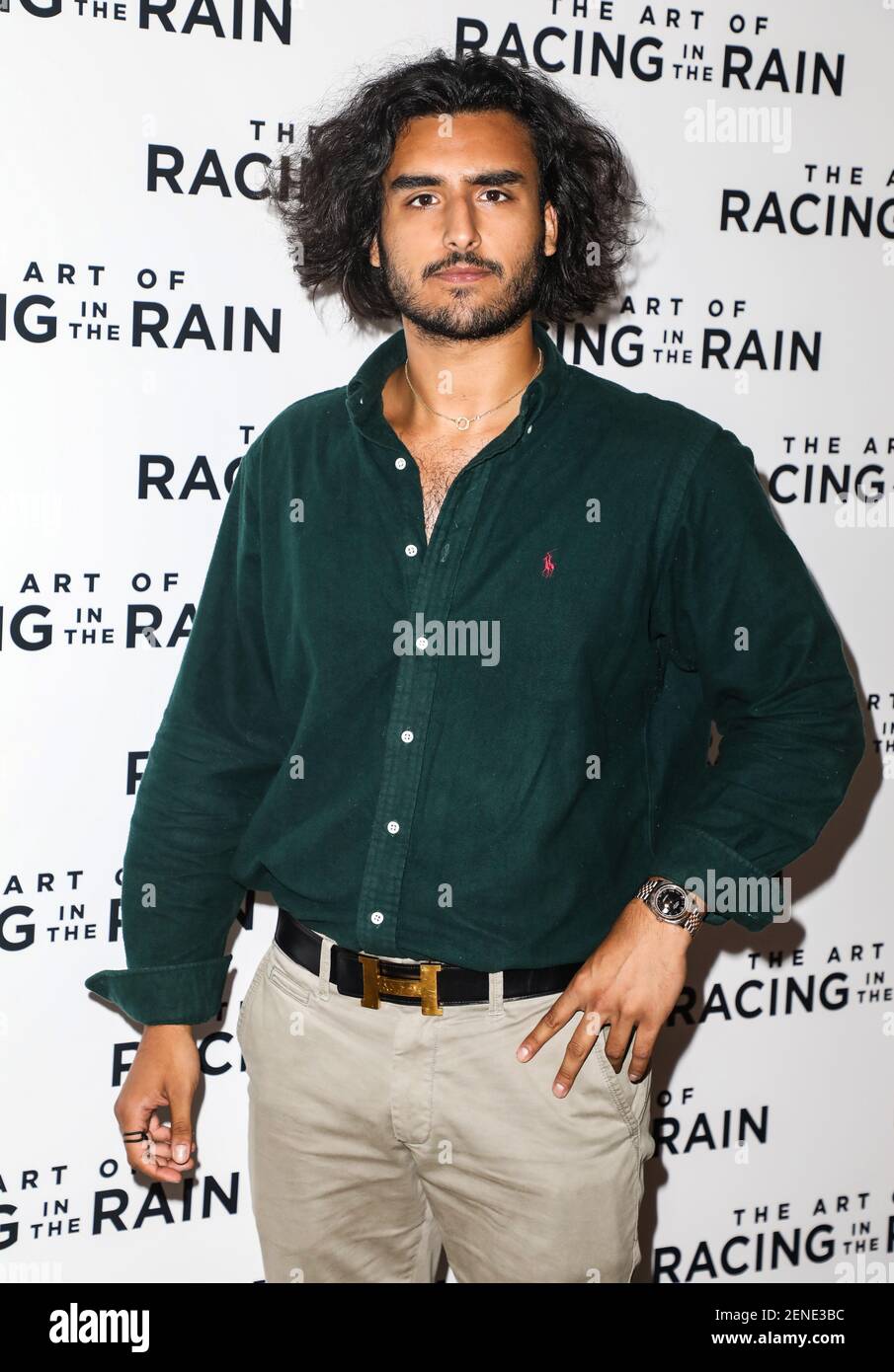 Kurran Pooni attends the UK Gala Screening of The Art of Racing in the ...