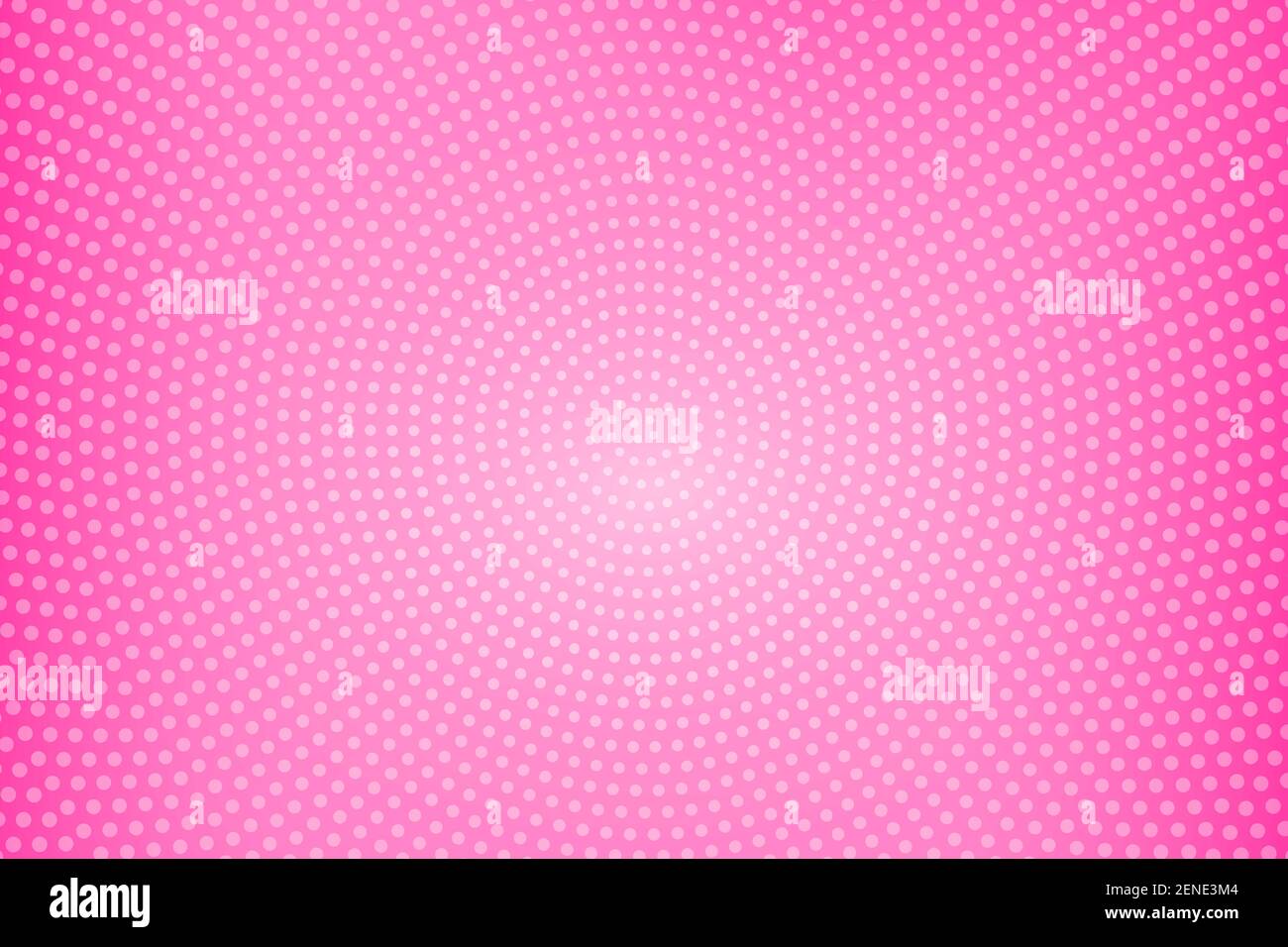 Pop art colorful comics book magazine cover. Polka dots pink background ...